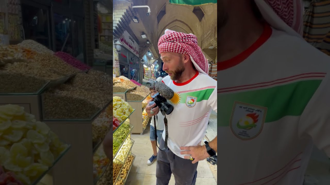 🇮🇶 Iraqi Dried Fruits in Ancient Bazaar in Erbil