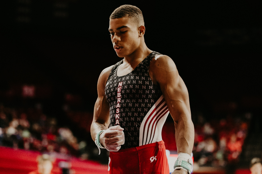 Gymnast Sam Phillips opens up about his new doc & being the only out athlete at a Big Ten school