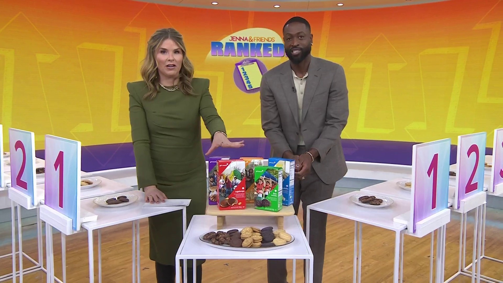 Jenna Bush Hager and Dwyane Wade rank Girl Scout cookies!