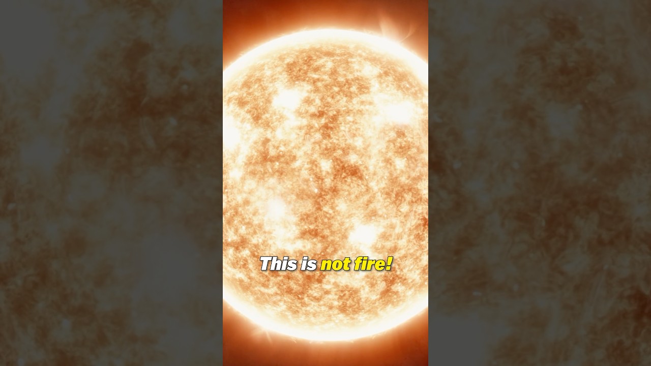The Sun is NOT on Fire!