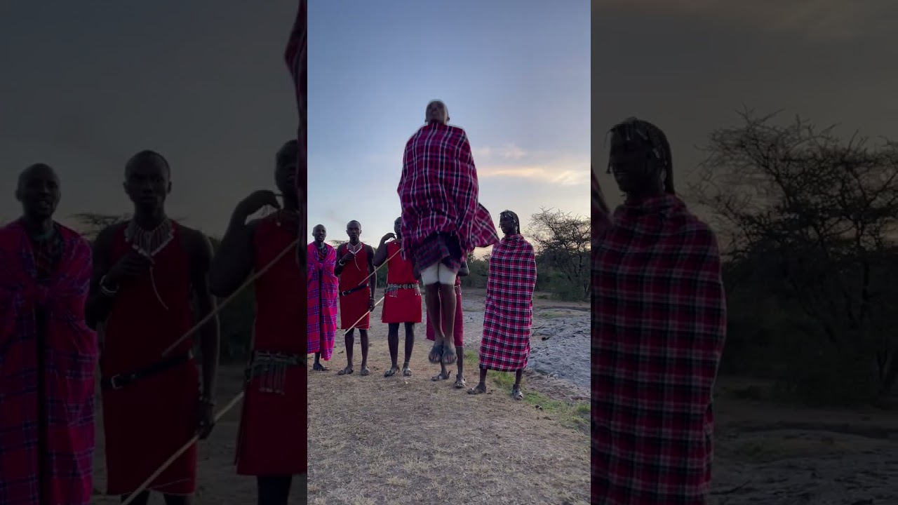 🇰🇪 Tribal Jumping Dance of the Maasai People in Kenya