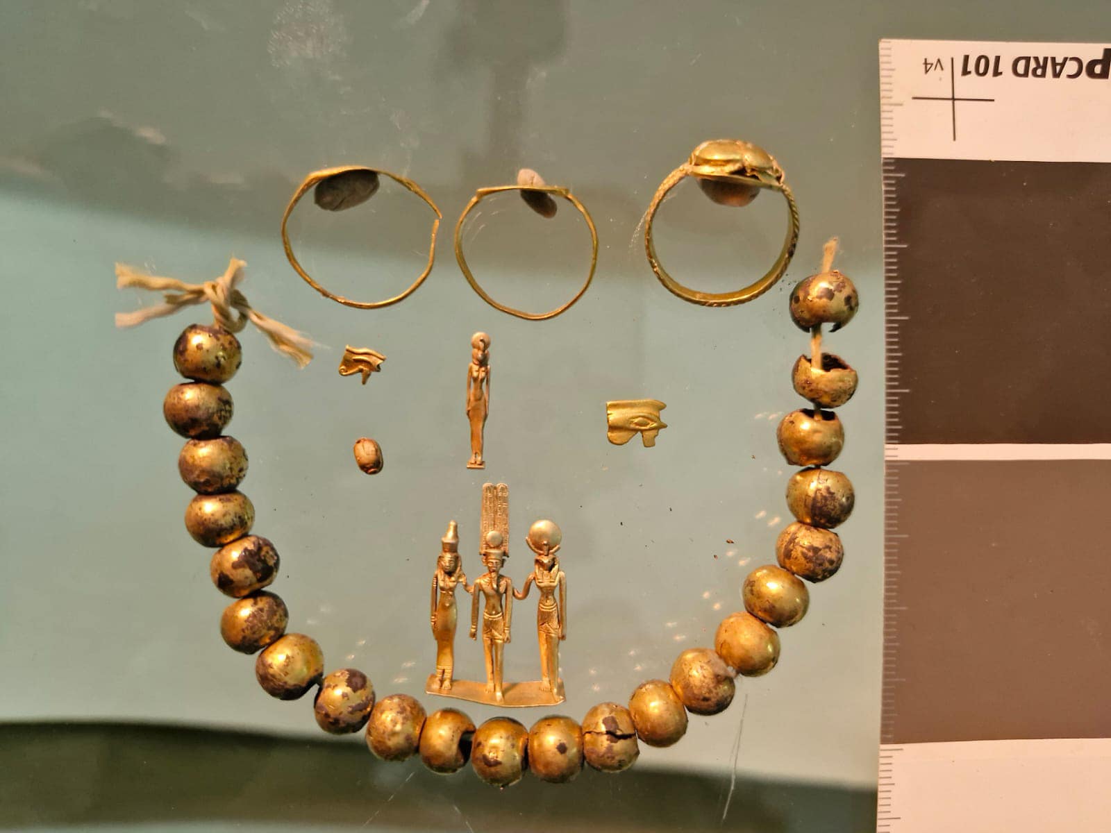See the Stunning Golden Jewelry, Amulets and Small Statues Unearthed at ...