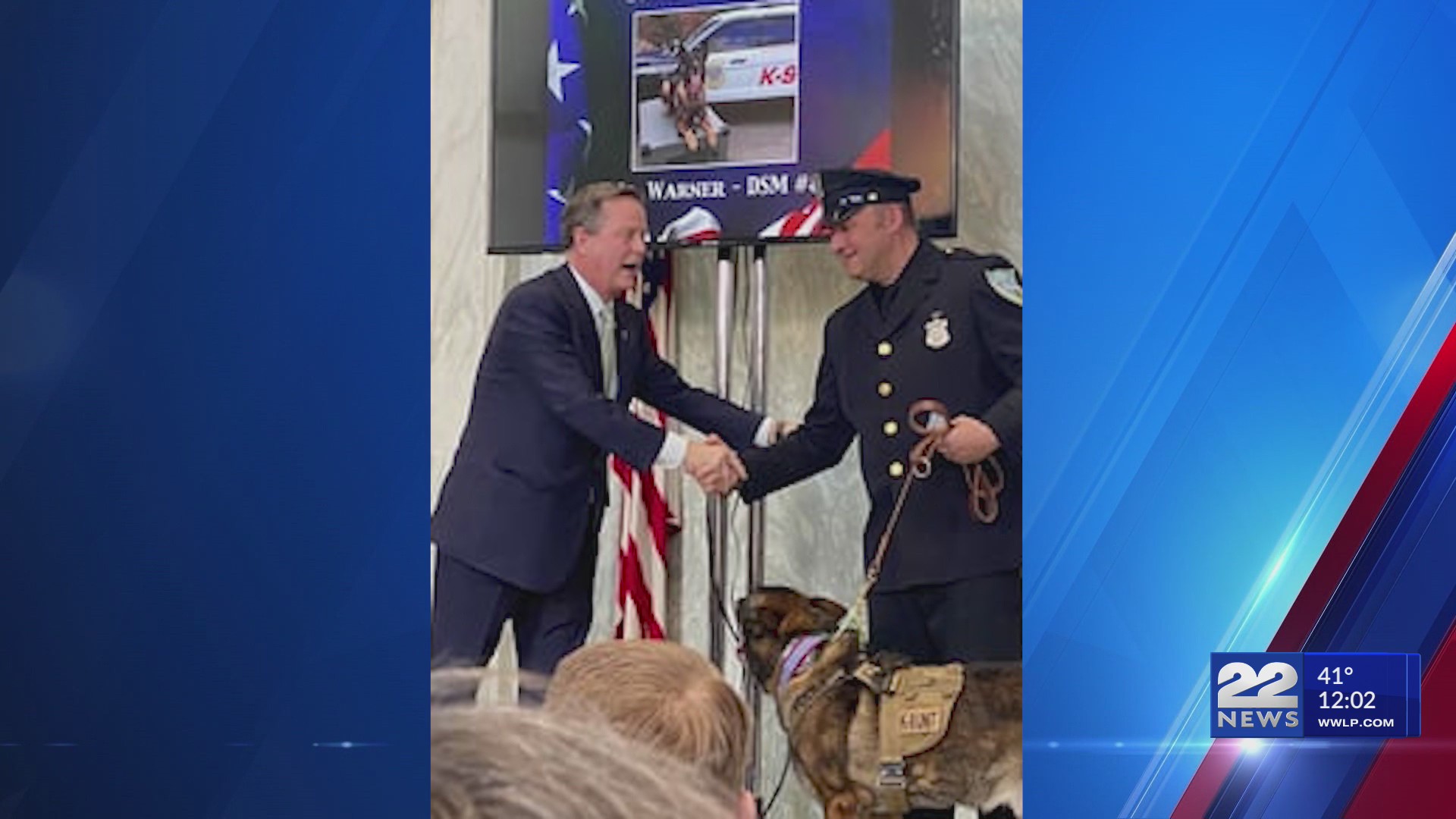 Retired Springfield K9 honored at national ceremony for his service