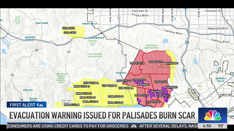 Evacuation warning issued in OC canyons near Airport Fire ahead of ...