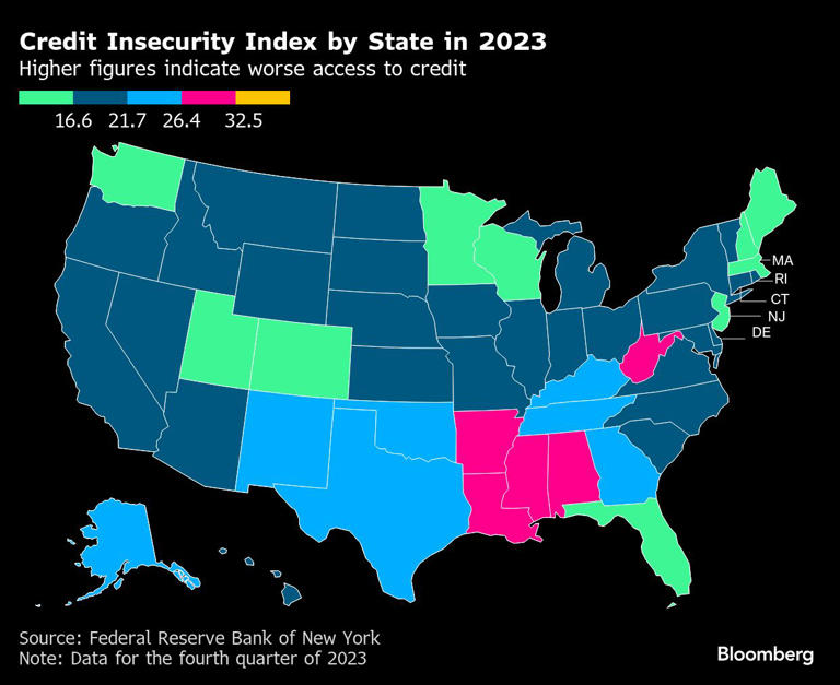 West Coast Cities Have Better Access to Credit, Maps Show