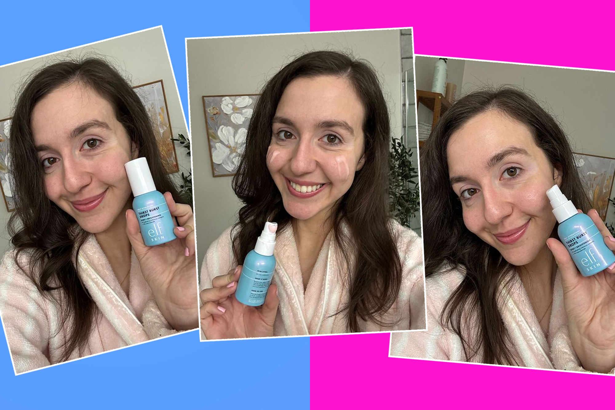 The new e.l.f. SKIN dew drops douse my skin in hydration for only $12