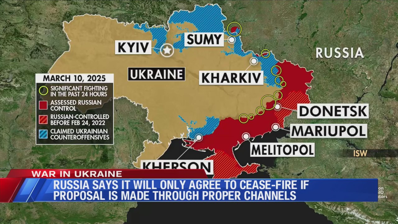 Russia says it will only agree to cease-fire if proposal is made ...