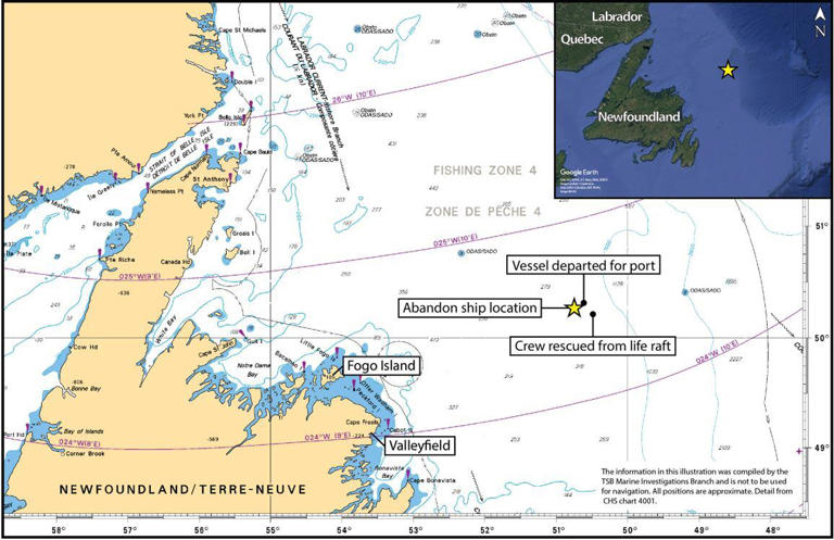 Elite Navigator carried more safety equipment than required, writes TSB ...