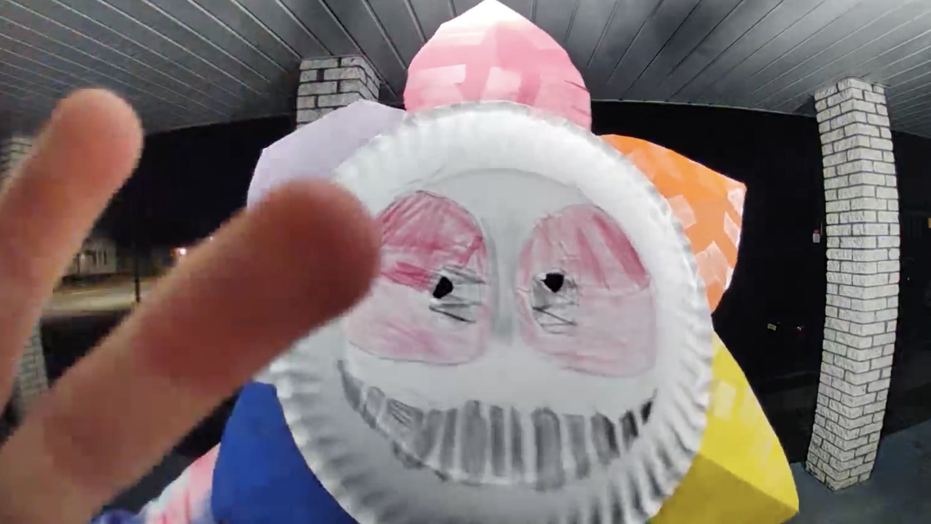 Video Shows Person in Paper Plate Mask Leaving Empty Box on Porch ...