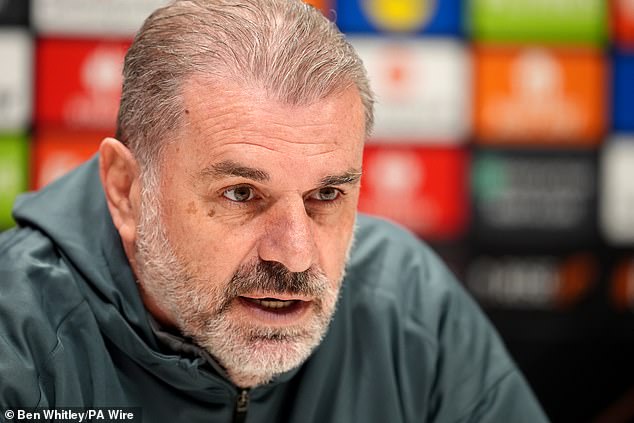 Ange Postecoglou's angry response to reporter who labelled Tottenham's ...