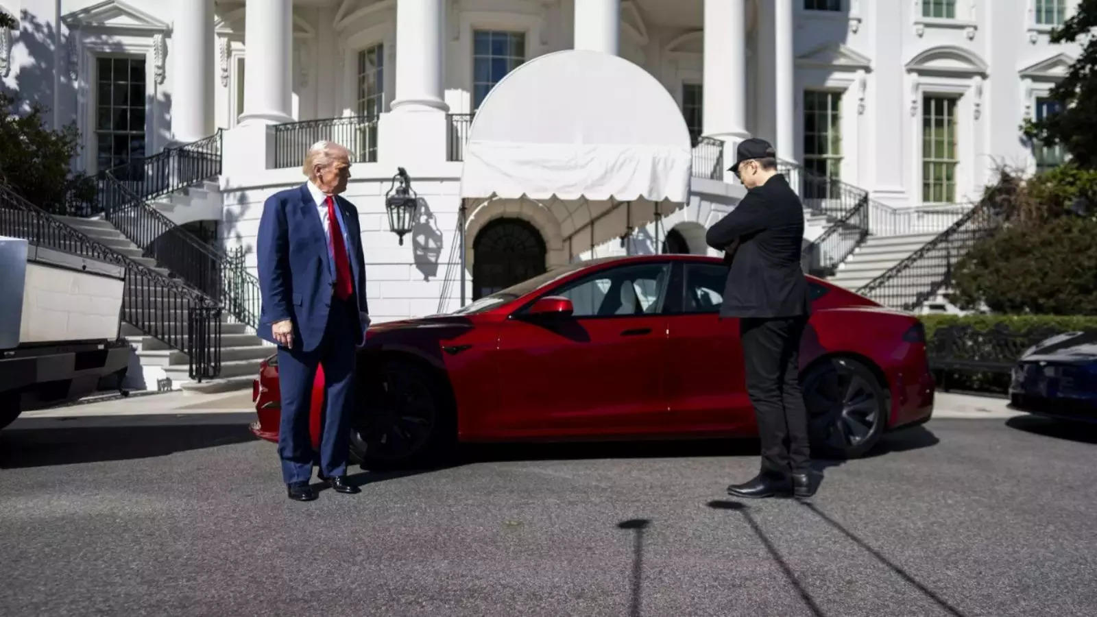 US President Donald Trump makes a 'Big Tesla Terrorism' announcement ...