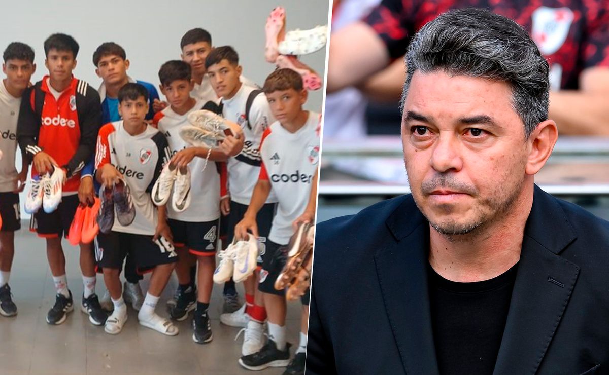 Para aplaudir: el grandioso gesto de Gallardo y el plantel de River con ...