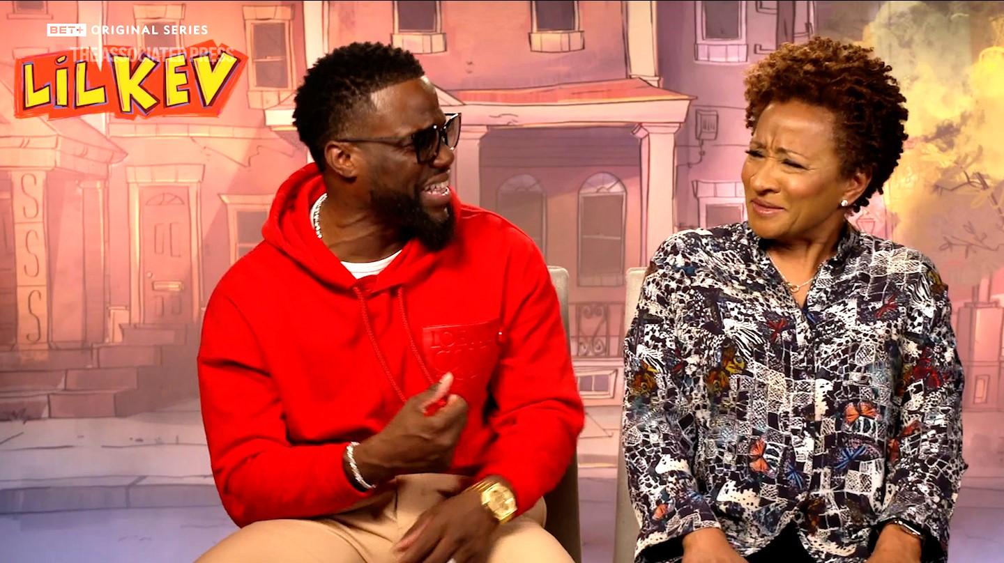 Kevin Hart, Wanda Sykes can't stop laughing at 'Lil Kev'