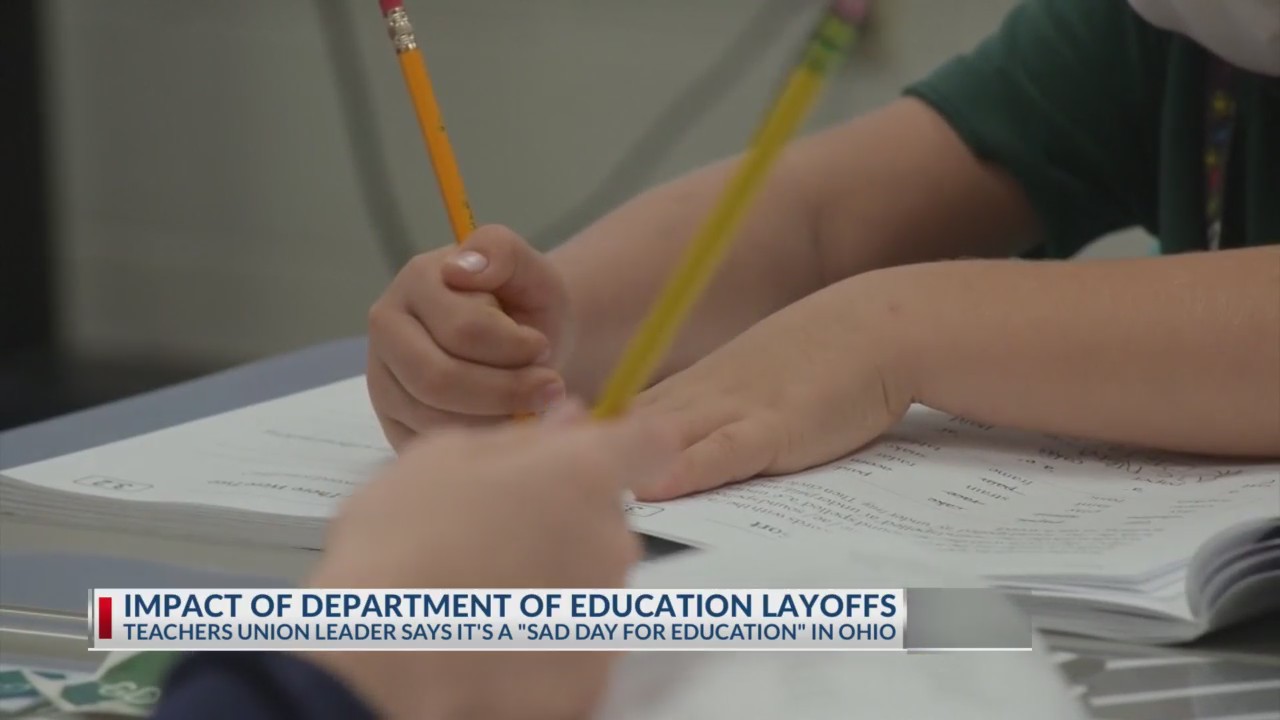 How Department of Education layoffs will impact Ohio