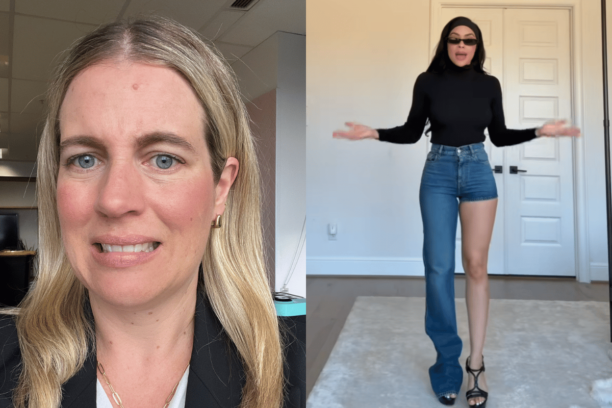'I wore the viral one-legged jeans to the office for the day and I ...