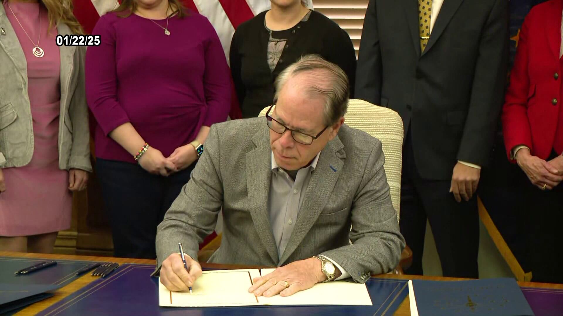 Indiana Gov. Mike Braun signs 2 executive orders that align the state’s ...