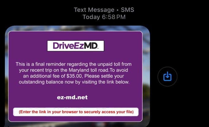 Toll road scammers continue to send ‘smishing’ texts: Don't click on ...
