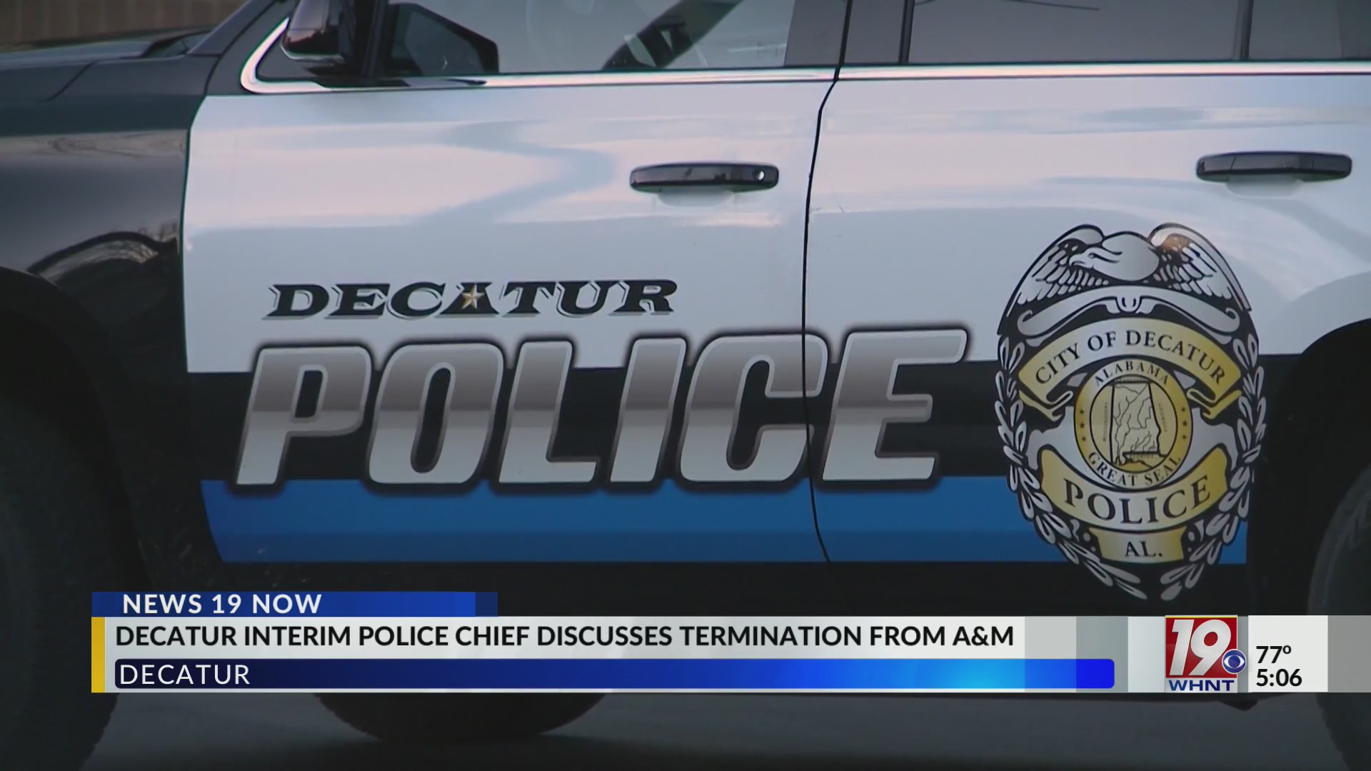 Decatur Interim Police Chief Discusses Termination from AAMU | March 12 ...