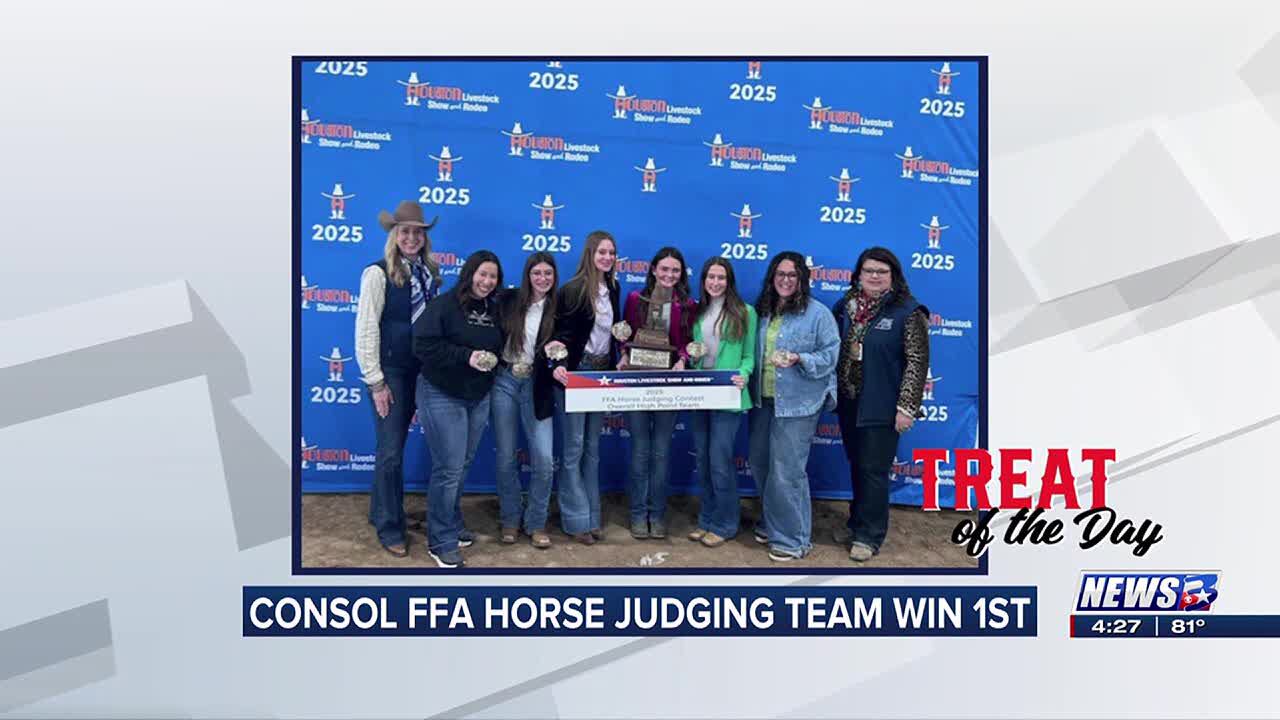 Treat of the Day: Texas A&M Consolidated FFA Horse Judging team win 1st
