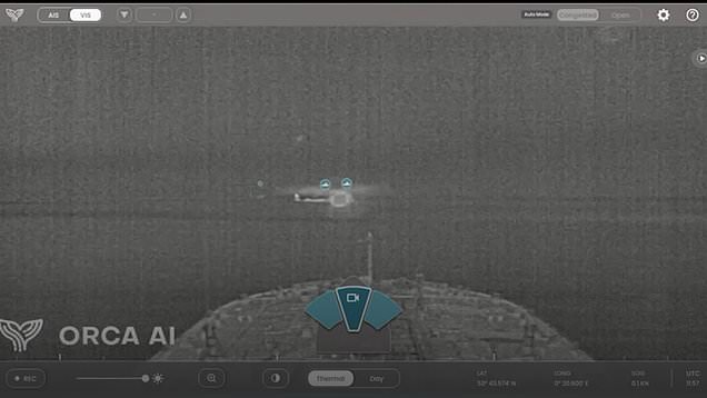 Footage captures moment ships collide in North Sea causing huge explosion