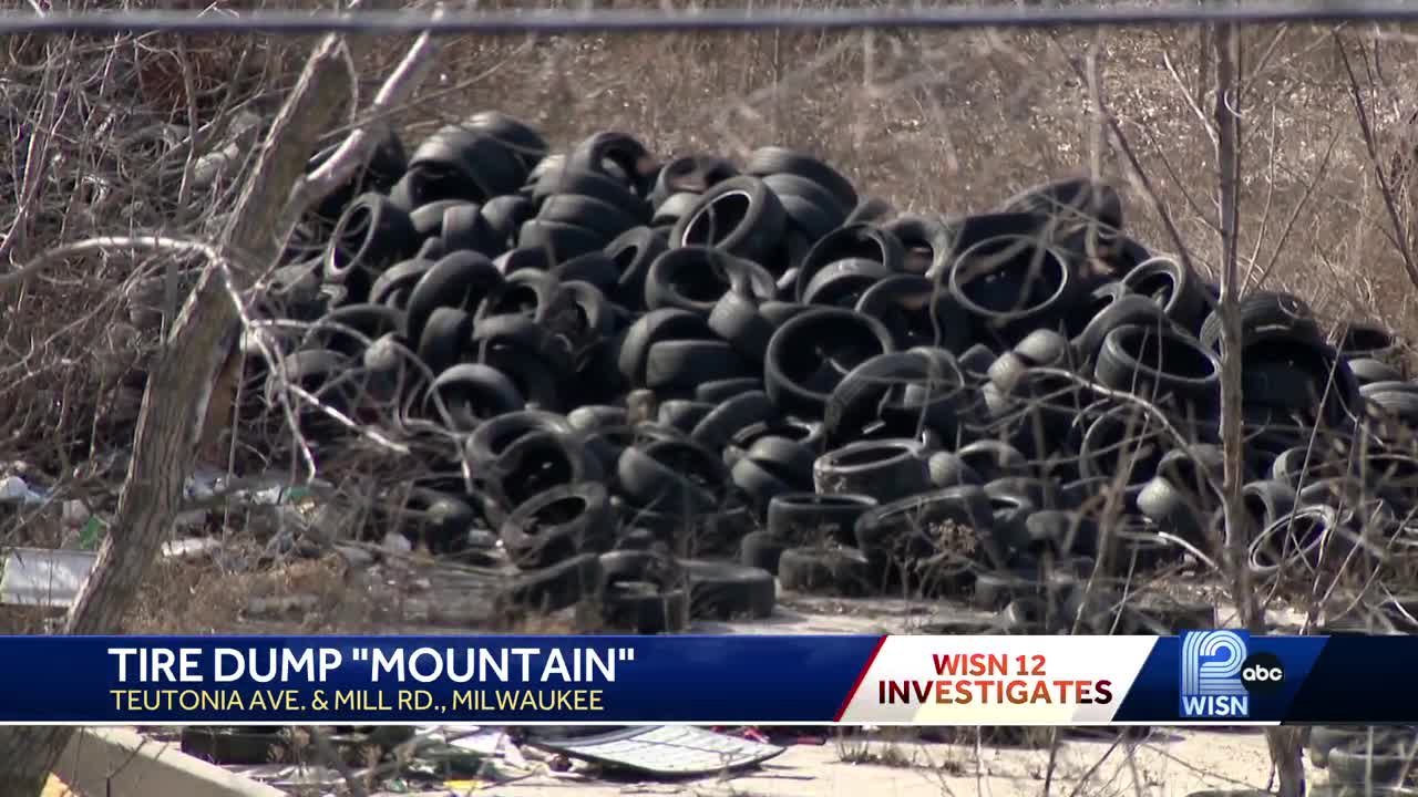 Abandoned Milwaukee property becomes illegal tire dumping ground