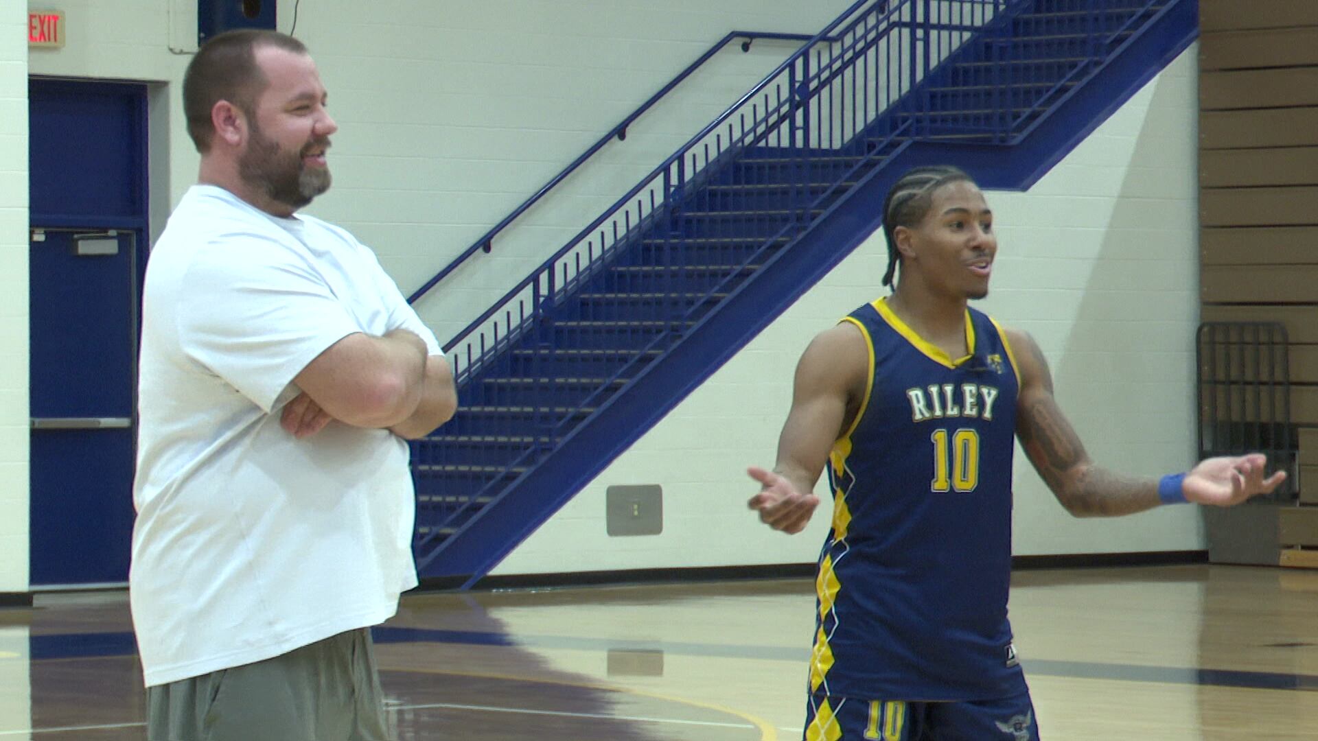 Riley basketball coach, player share unbreakable bond