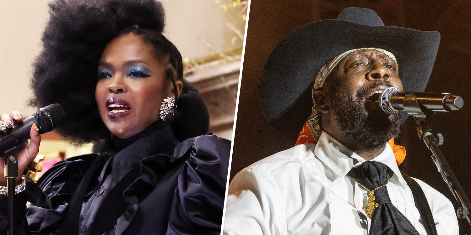 Lauryn Hill, Wyclef Jean and Stevie Wonder perform ‘Killing Me Softly ...