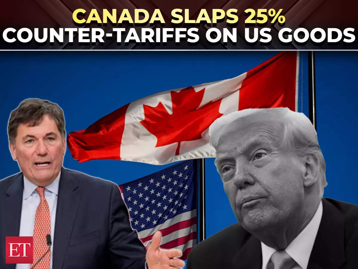 Canada retaliates against Trump tariffs, announces 25% counter-tariffs ...