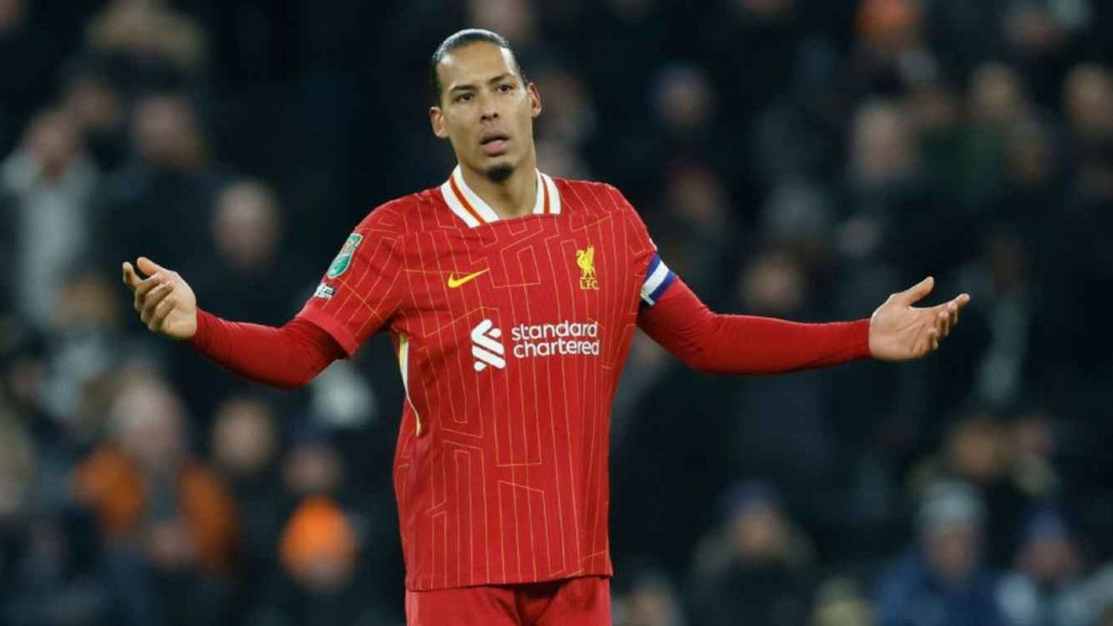 Virgil van Dijk braces Liverpool for 'big fight' at Arsenal