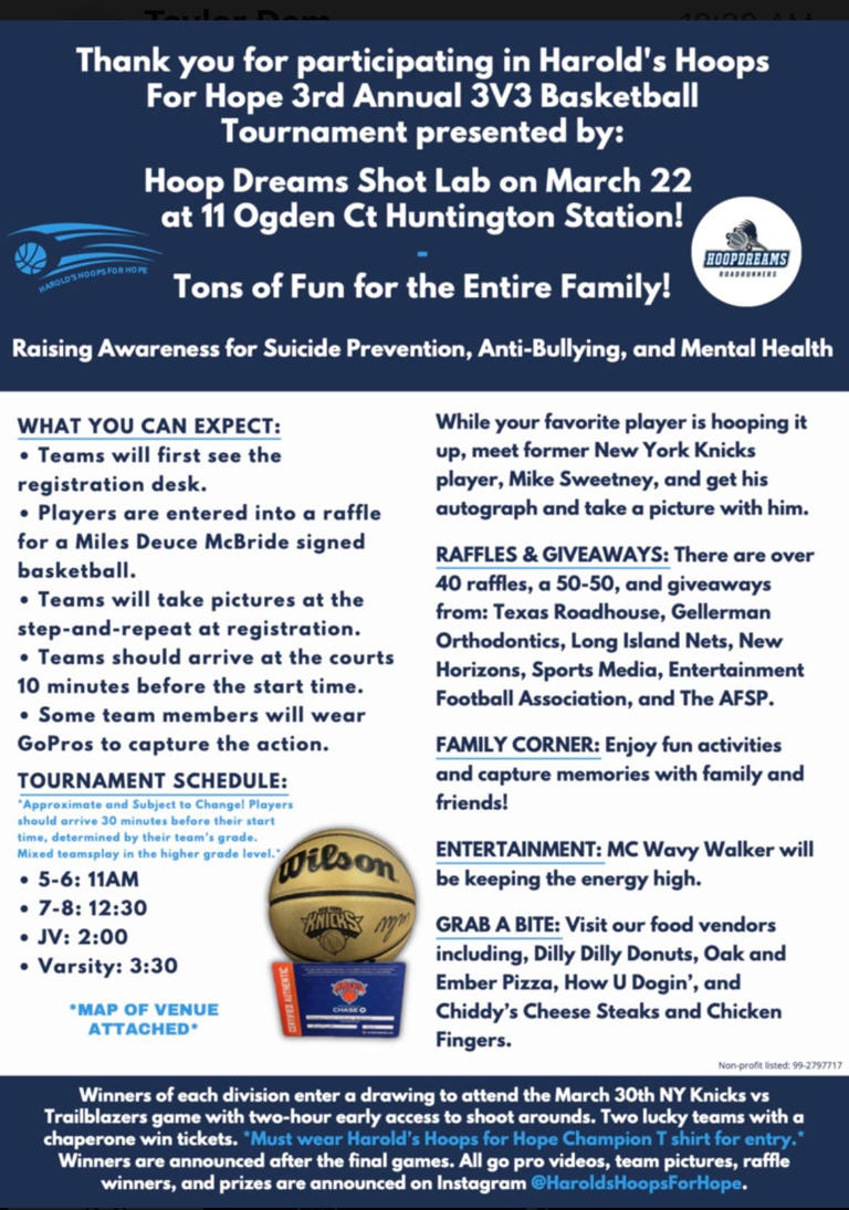 Basketball Tournament For Suicide Awareness Coming To Huntington Area