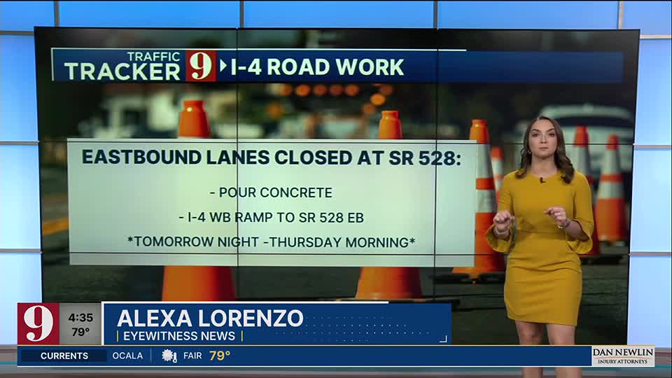 I-4 Closure Scheduled for Tonight Due to Construction