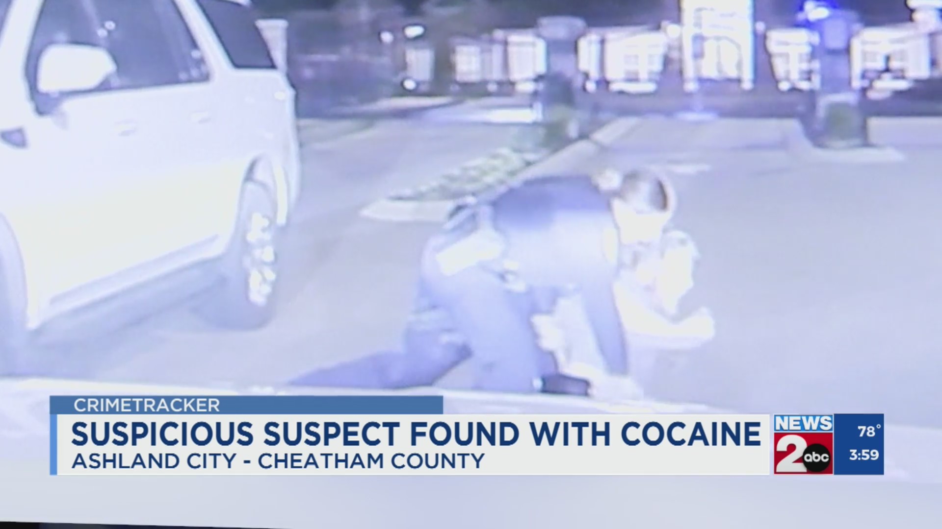 Ashland City police find cocaine after wrestling with suspect