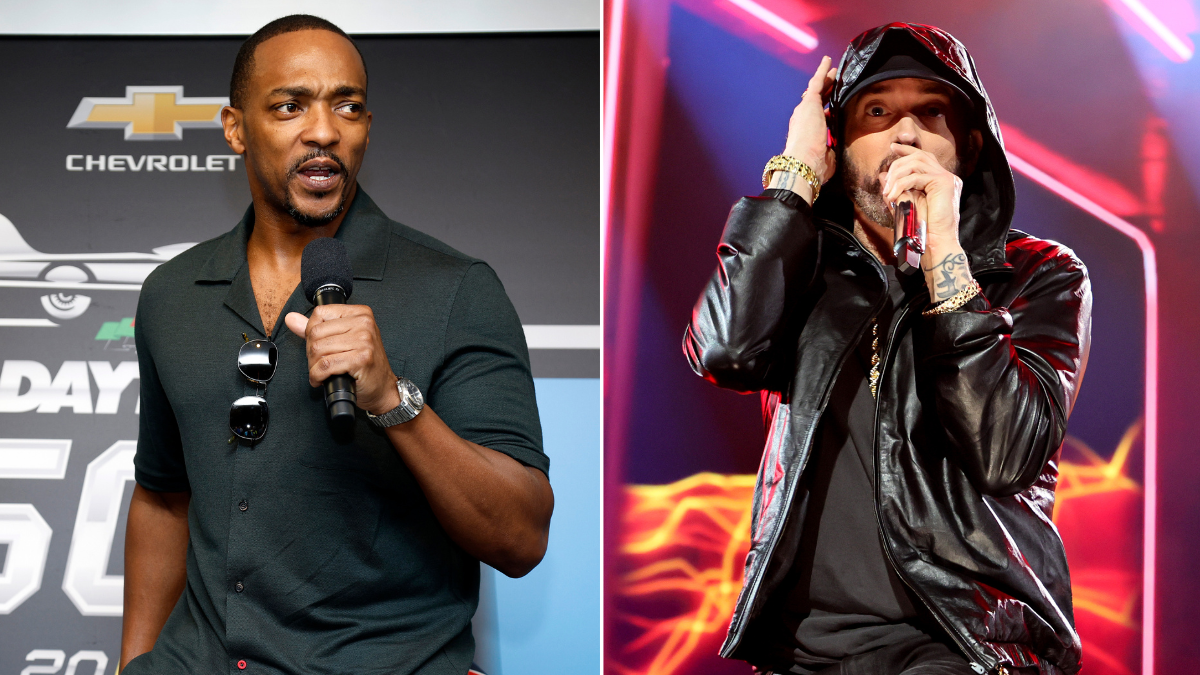 Anthony Mackie Reveals Eminem Dissed Him During Rap Battle In '8 Mile'