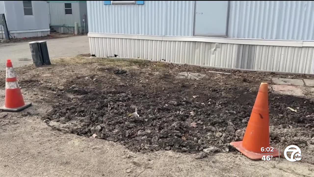 Water main break forces some in mobile home community out of their homes