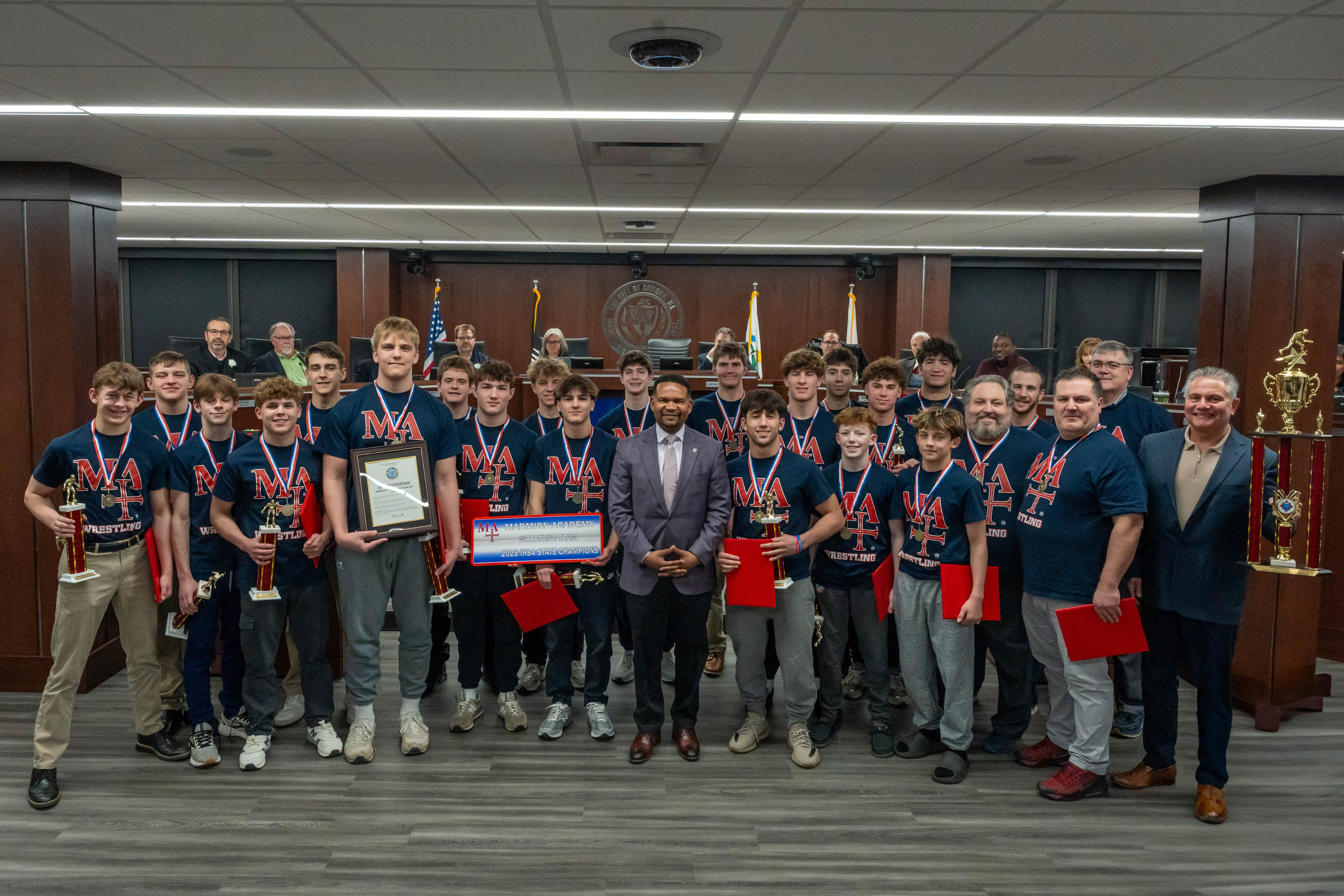 Aurora Students At 2 Schools Win IHSA State Champs, Get City Holiday