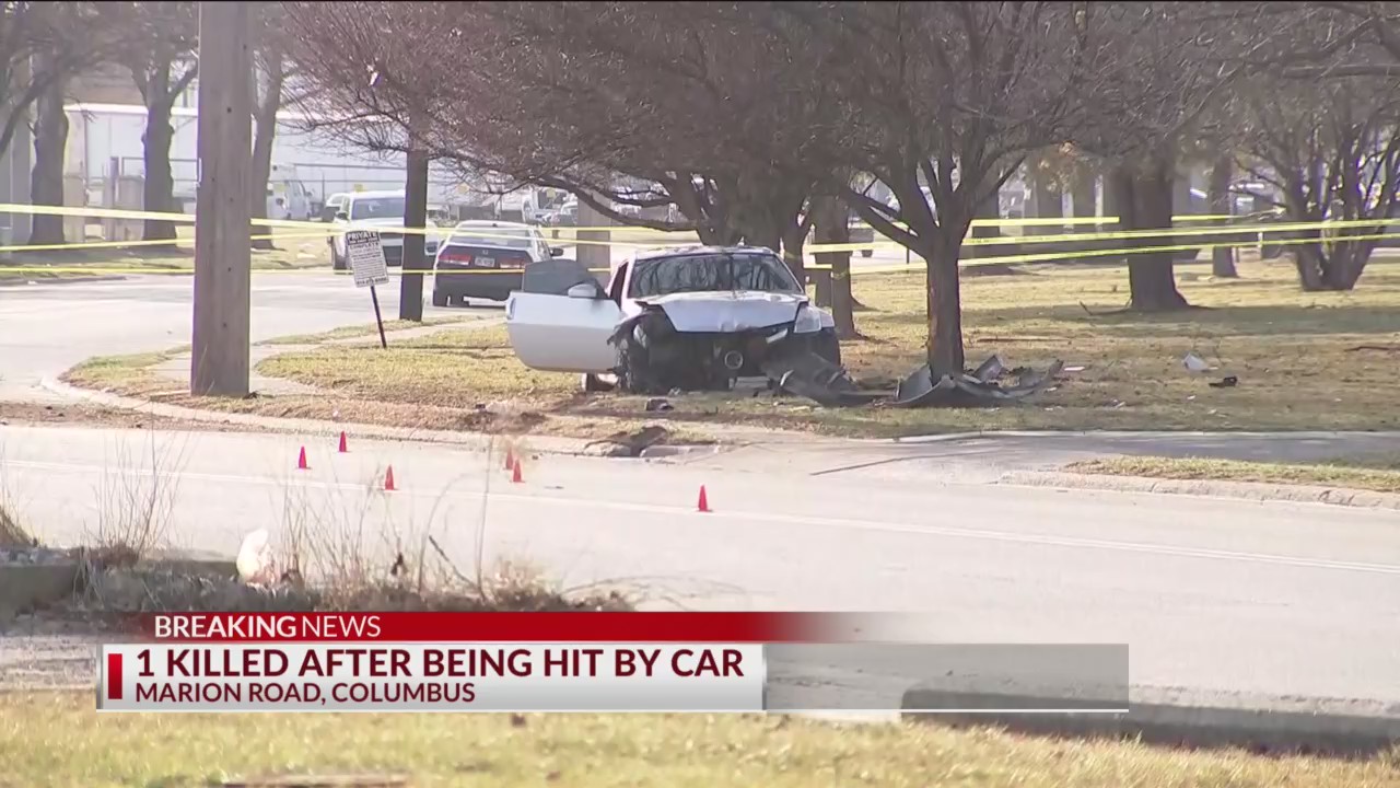 Pedestrian dead after being hit by car in south Columbus