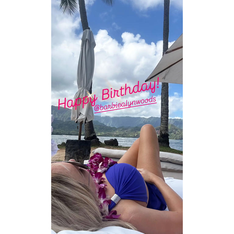 Mark Anderson Celebrates Barbara Alyn Woods' Birthday With a Bikini Snap