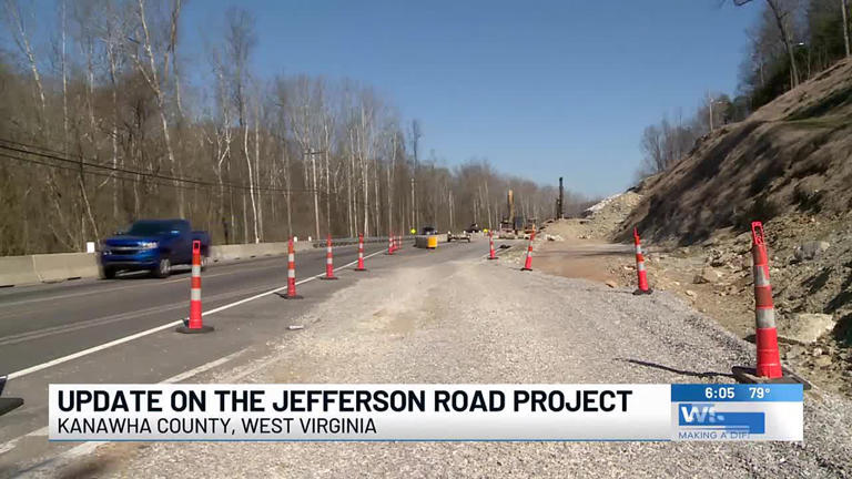 Looking at the progress of the Jefferson Road project