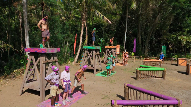 Survivor - Day 7 Immunity/ Reward Challenge: Blind Melon