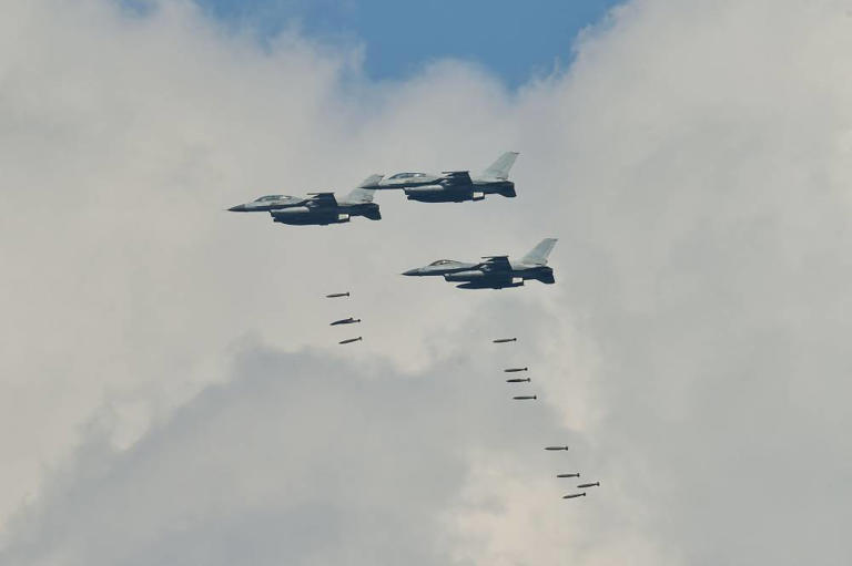 Two Air Force pilots booked over accidental fighter jet bombing