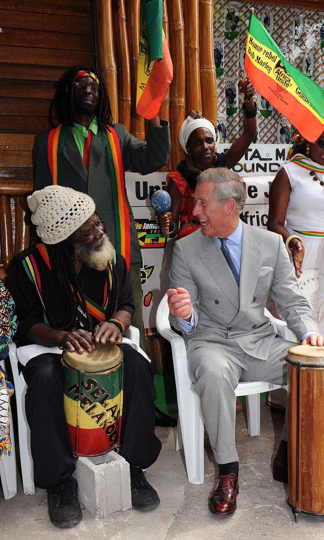 Carlos III 'and The Wailers': el día en el que el rey británico conoció ...