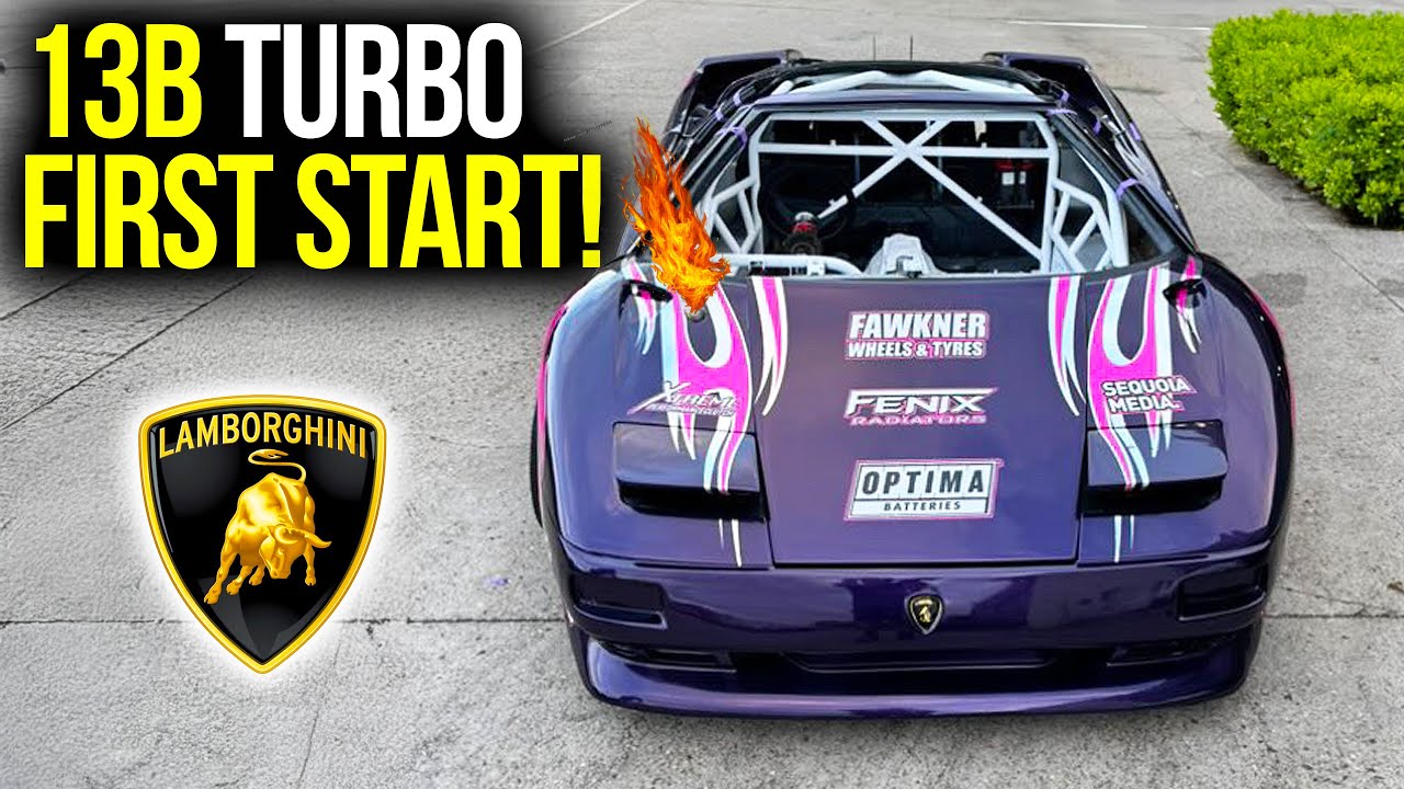 Fake Lamborghini Build First Start! 13B Turbo | Part 21