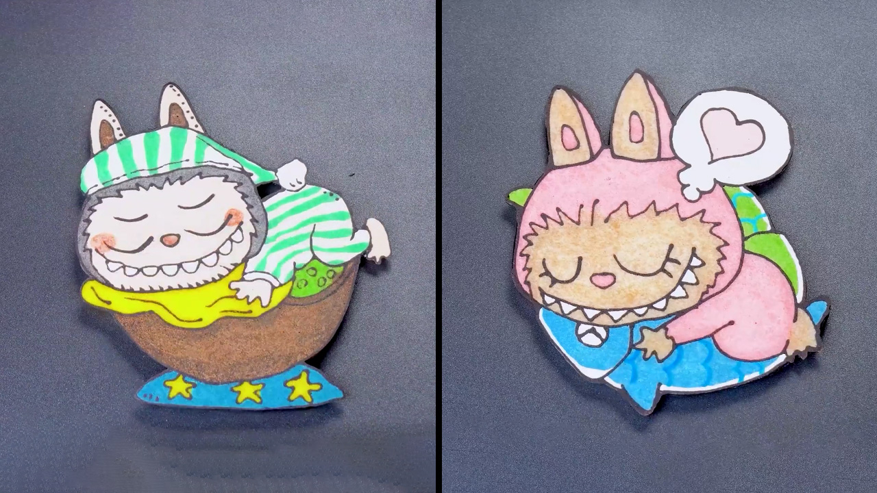 Making Labubu Pancake Art 🥞 – Cute & Fun Pancake Creations!