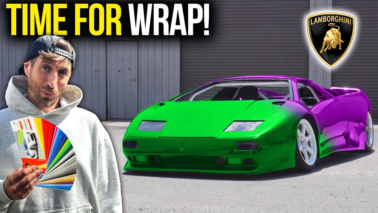 Colour Reveal of the Fake Lamborghini Drift Build