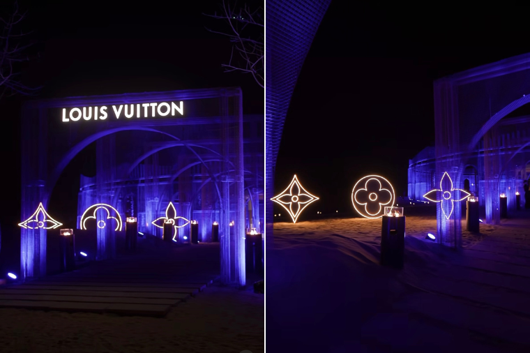 A Louis Vuitton café has landed in the Dubai desert