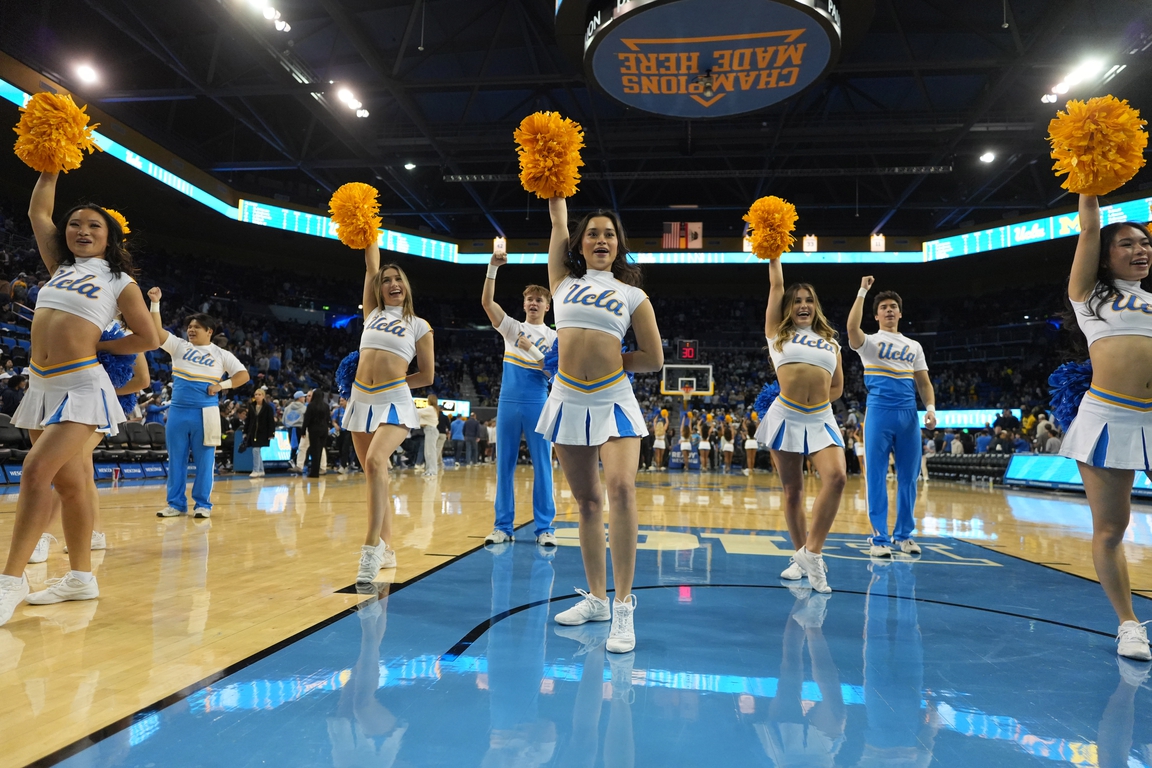 Thrilling photos of the UCLA Bruins cheerleaders, dancers