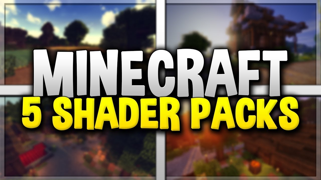 5 MINECRAFT SHADER PACKS! - Top Minecraft Shaders for 1.12
