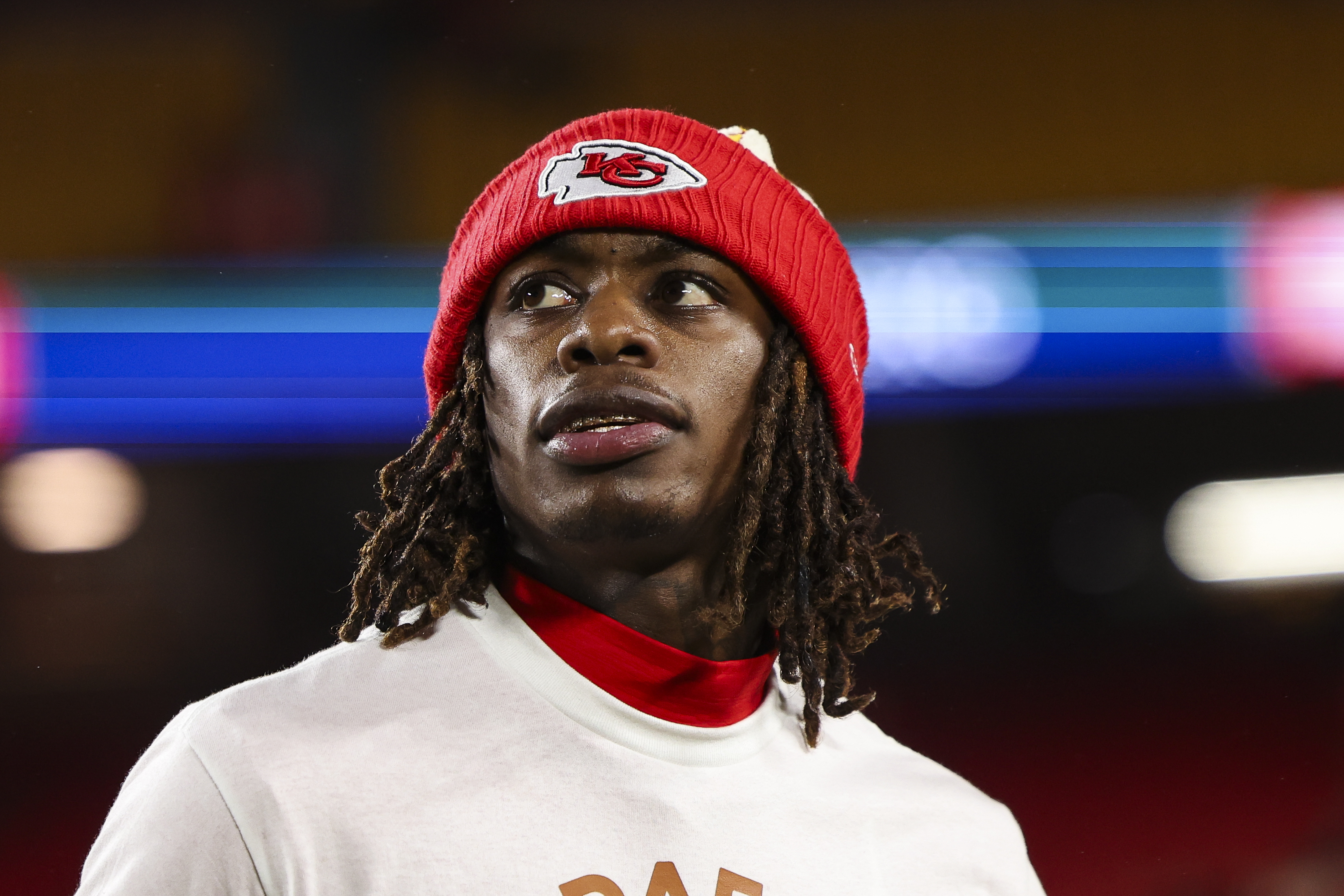 Chiefs WR Xavier Worthy's fiancée says she's been granted temporary ...