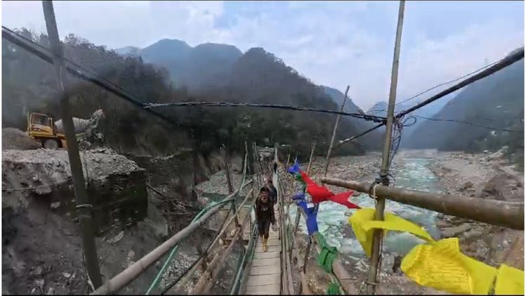 Sikkim: Sanklang Bridge reconstruction in Dzongu to be completed by June