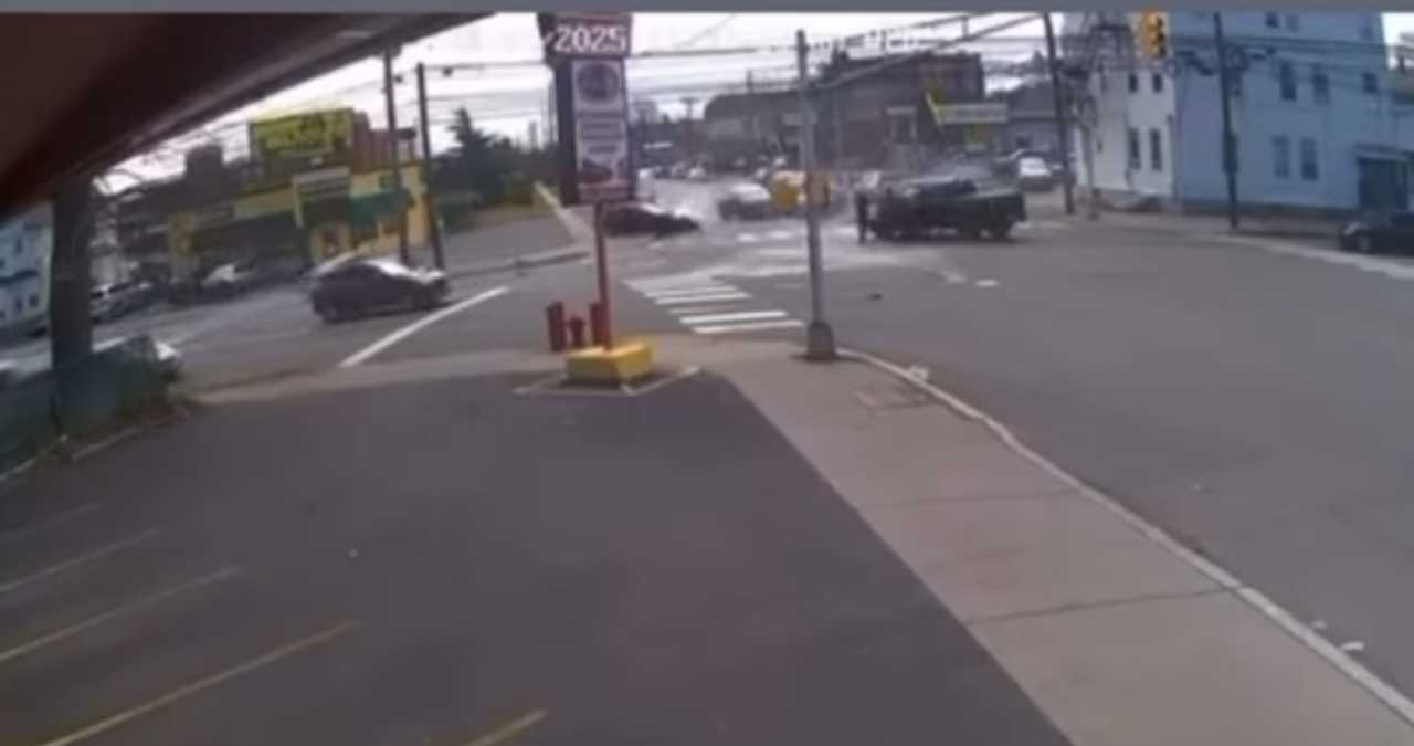 Video Shows Car Flying Through Intersection In Fatal 5-Car Clifton Crash